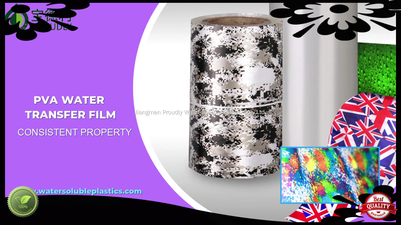 PVA Water Transfer Film: Blank Hydro Dip Sheets