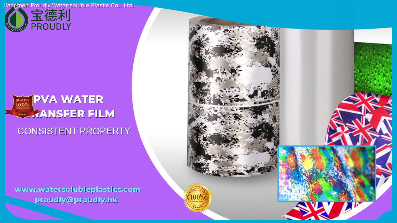 Blank Water Transfer Film for Easy and Consistent Hydro Dipping