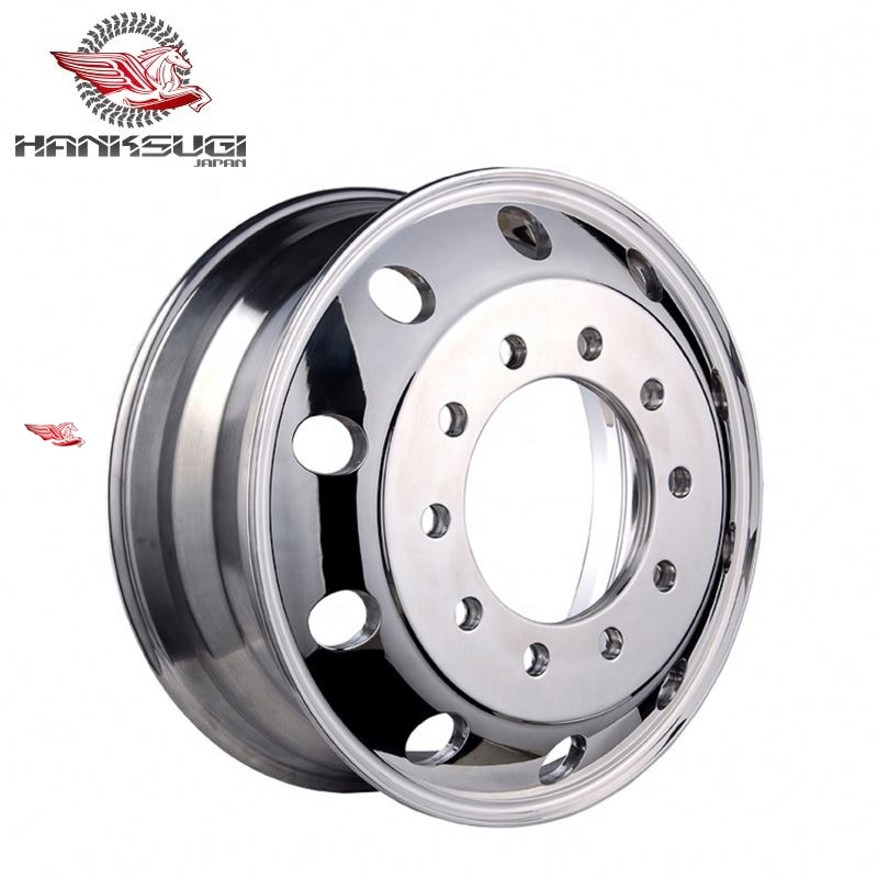17 Inch Polished Aluminum Truck Rims - Heavy Duty & High Performance