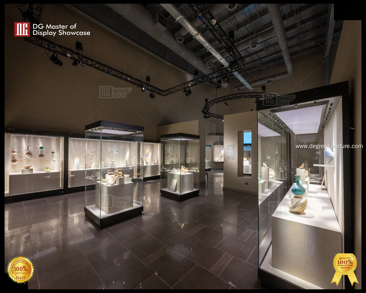 worldwide closure museum showcase for museum | DG Display Showcase