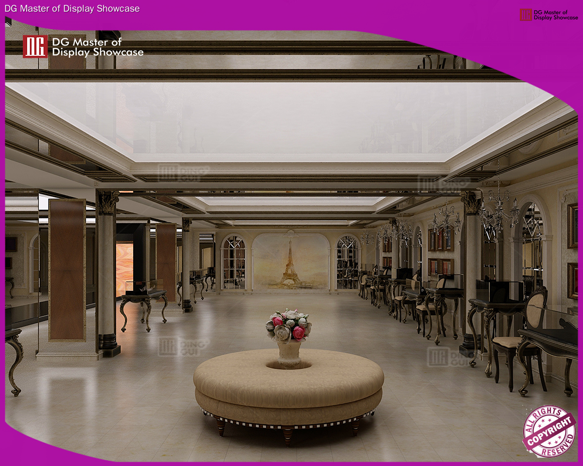 DG Display Showcase | custom Museum Display Cabinet Product factory