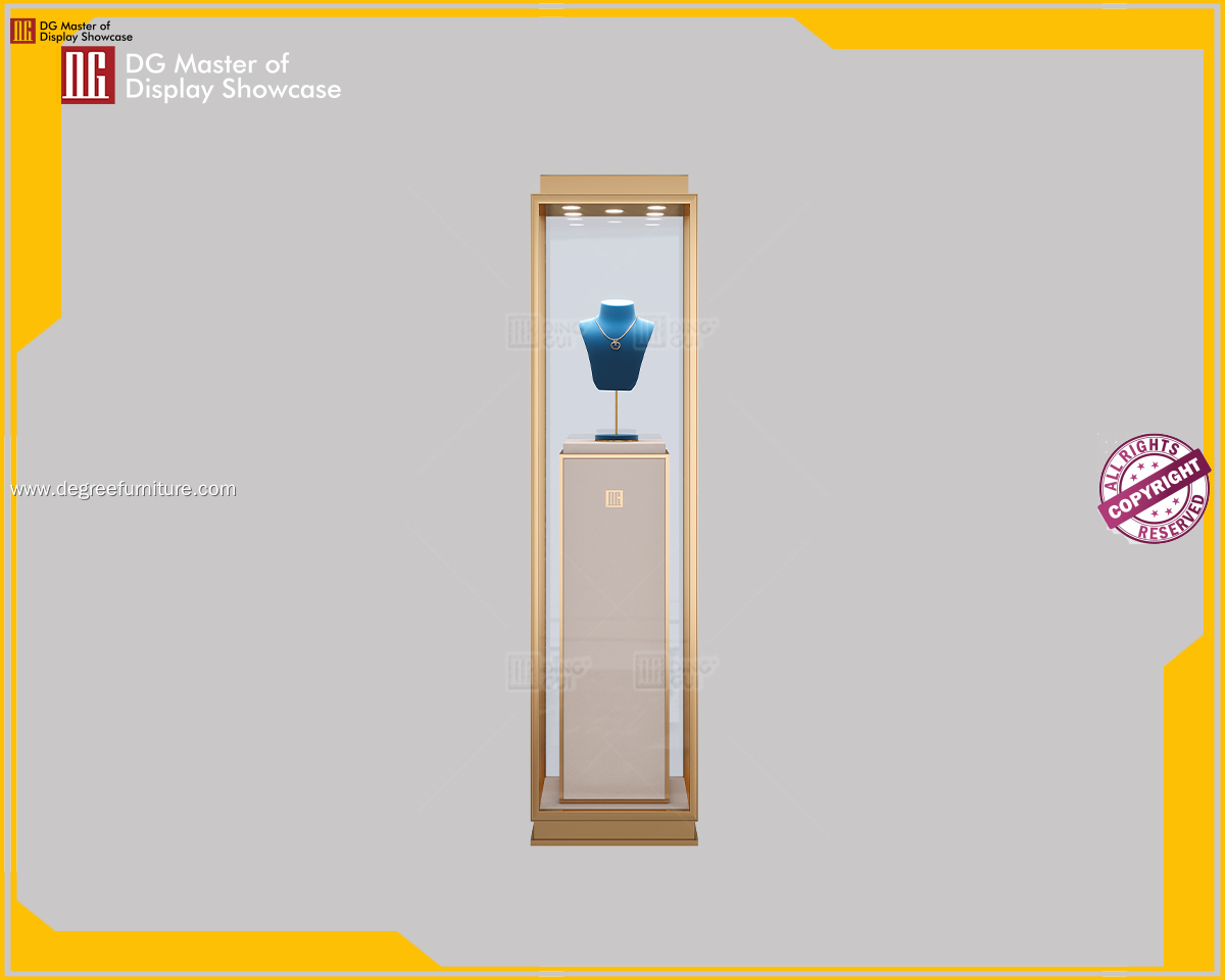 Custom free standing glass display case wholesale Manufacturer | DG ...
