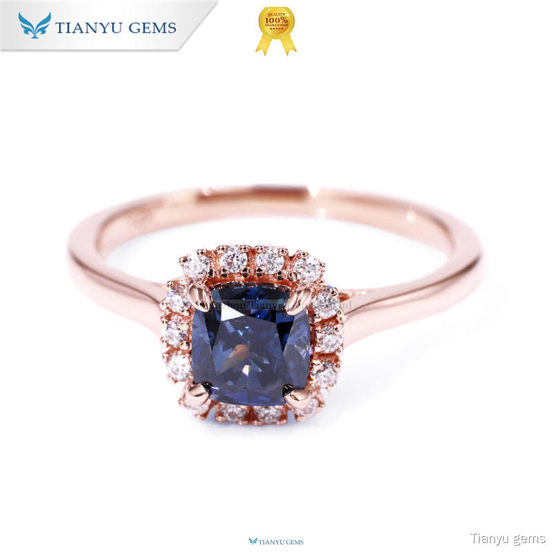Custom lab diamond band ring Company Manufacturer | Tianyu gems
