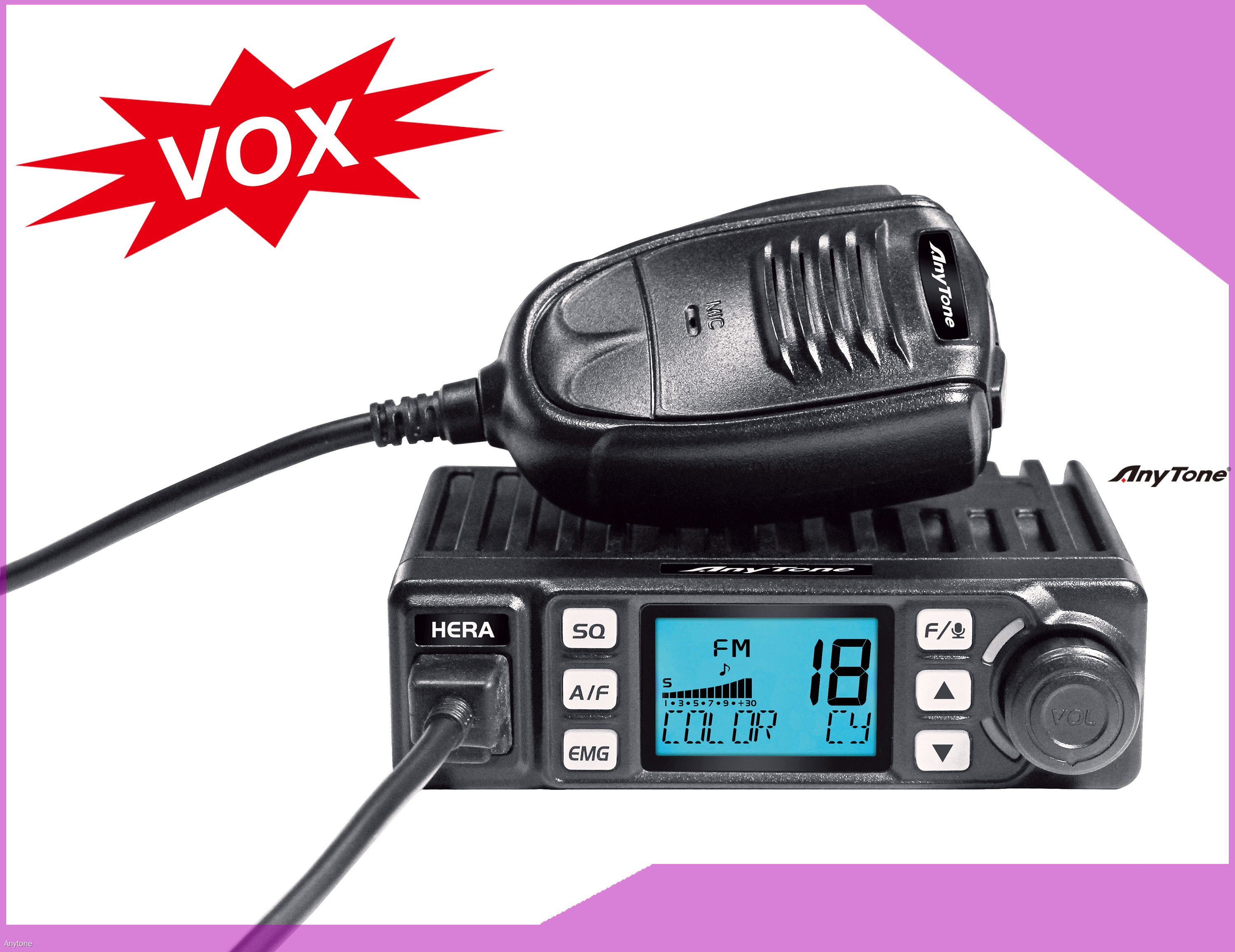 Anytone Hera CB Radio - Quality CB Manufacturer with Customizable Features