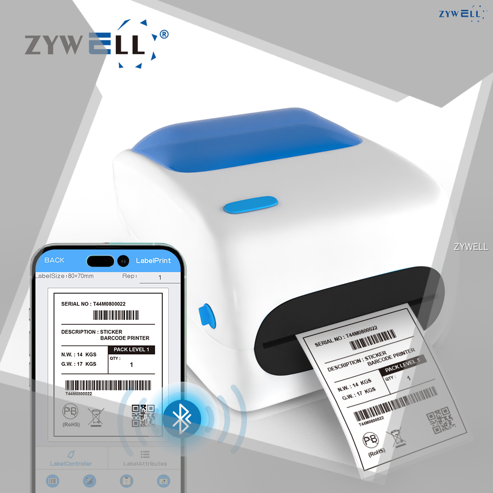 Bulk buy 4 inch thermal label printer factory | ZYWELL