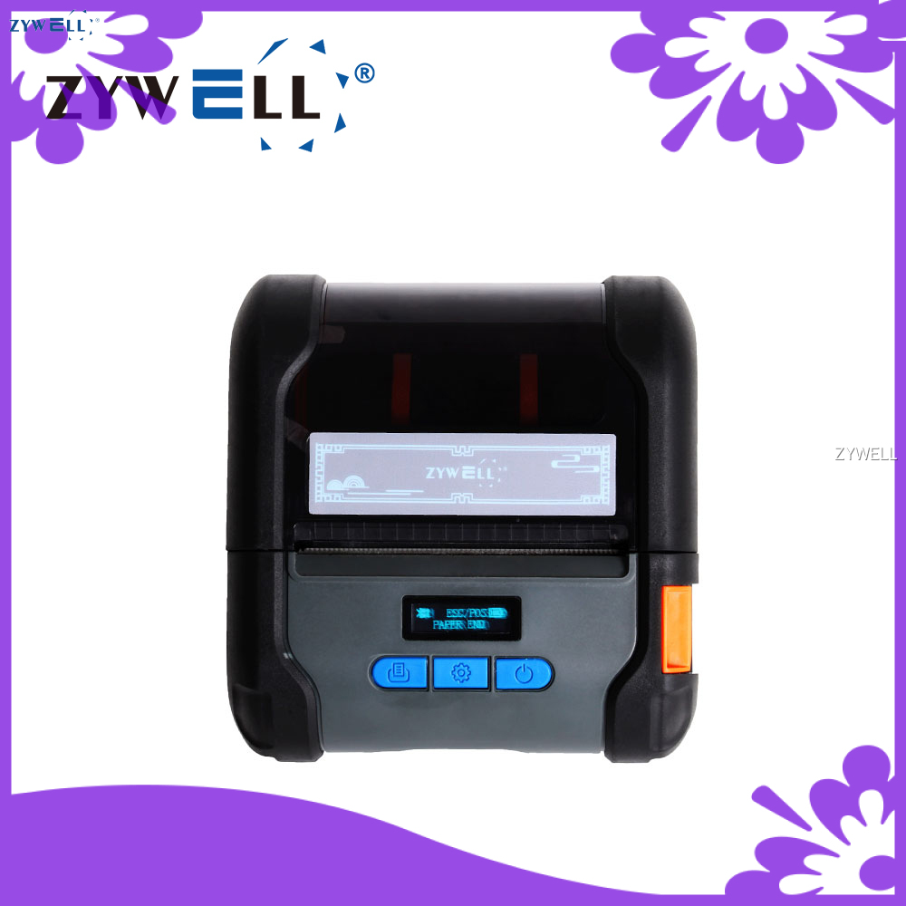 طابعة ملصقات الباركود المحمولة ZM04 - وضع مزدوج، بلوتوث/واي فاي، طابعة ملصقات متنقلة