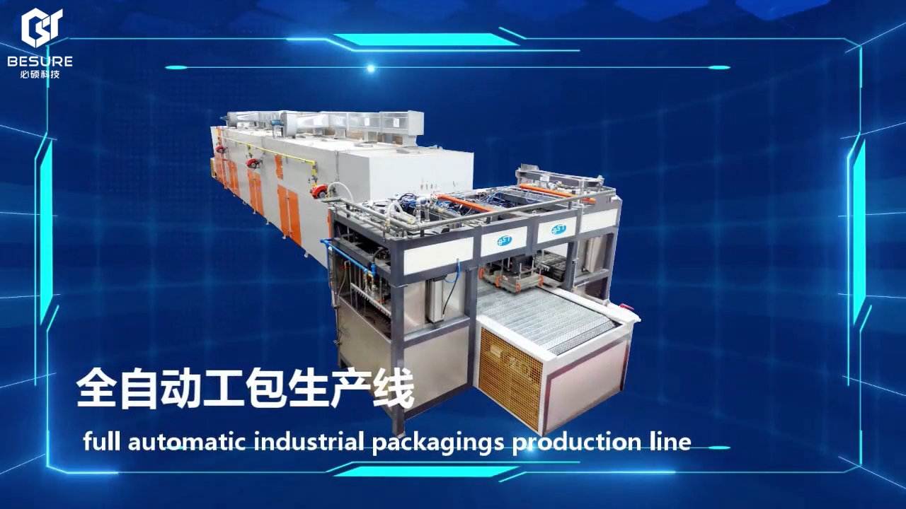 Automatic Industrial Packaging Pulp Molding Production Line | BESURE