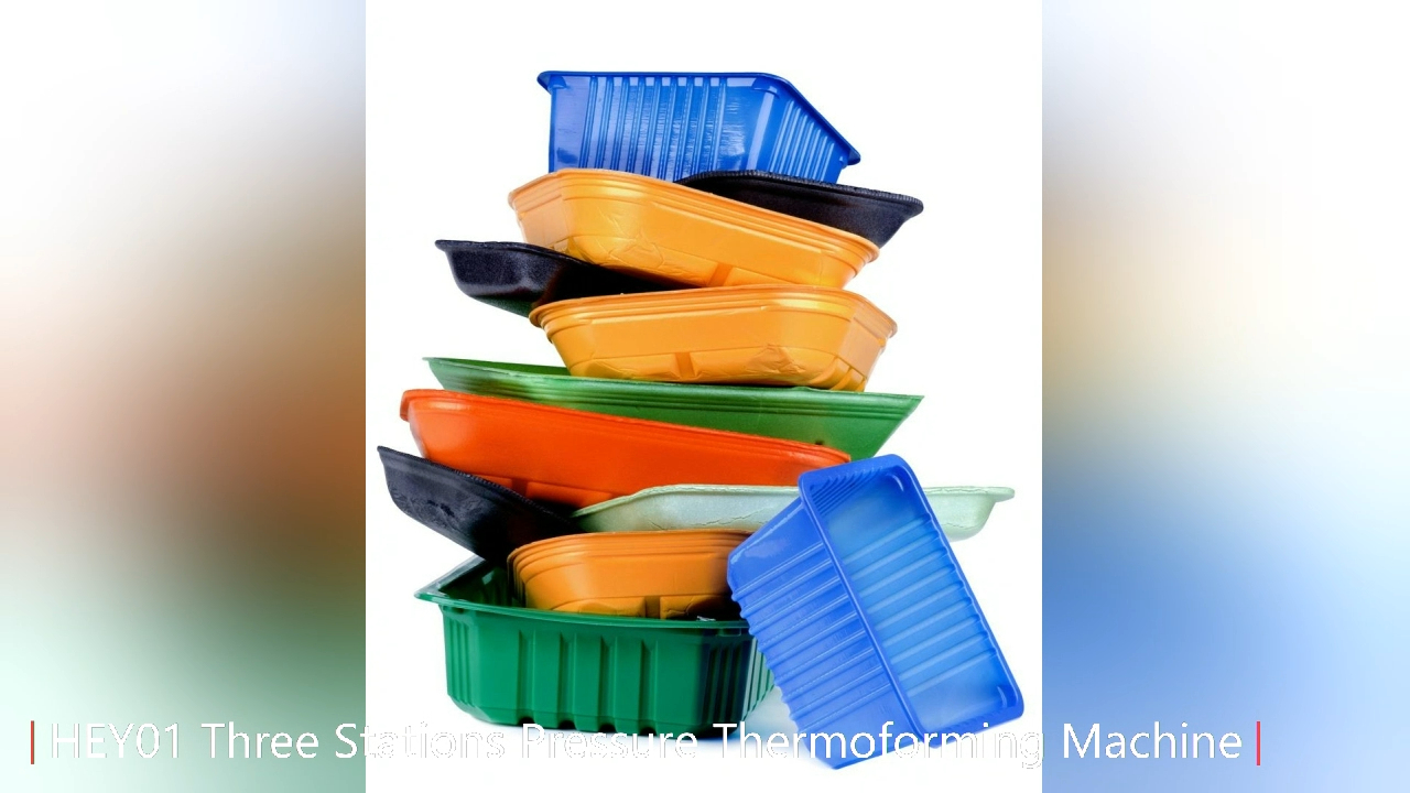 Biodegradable Box Making Machine Auto Three Stations Thermoforming ...