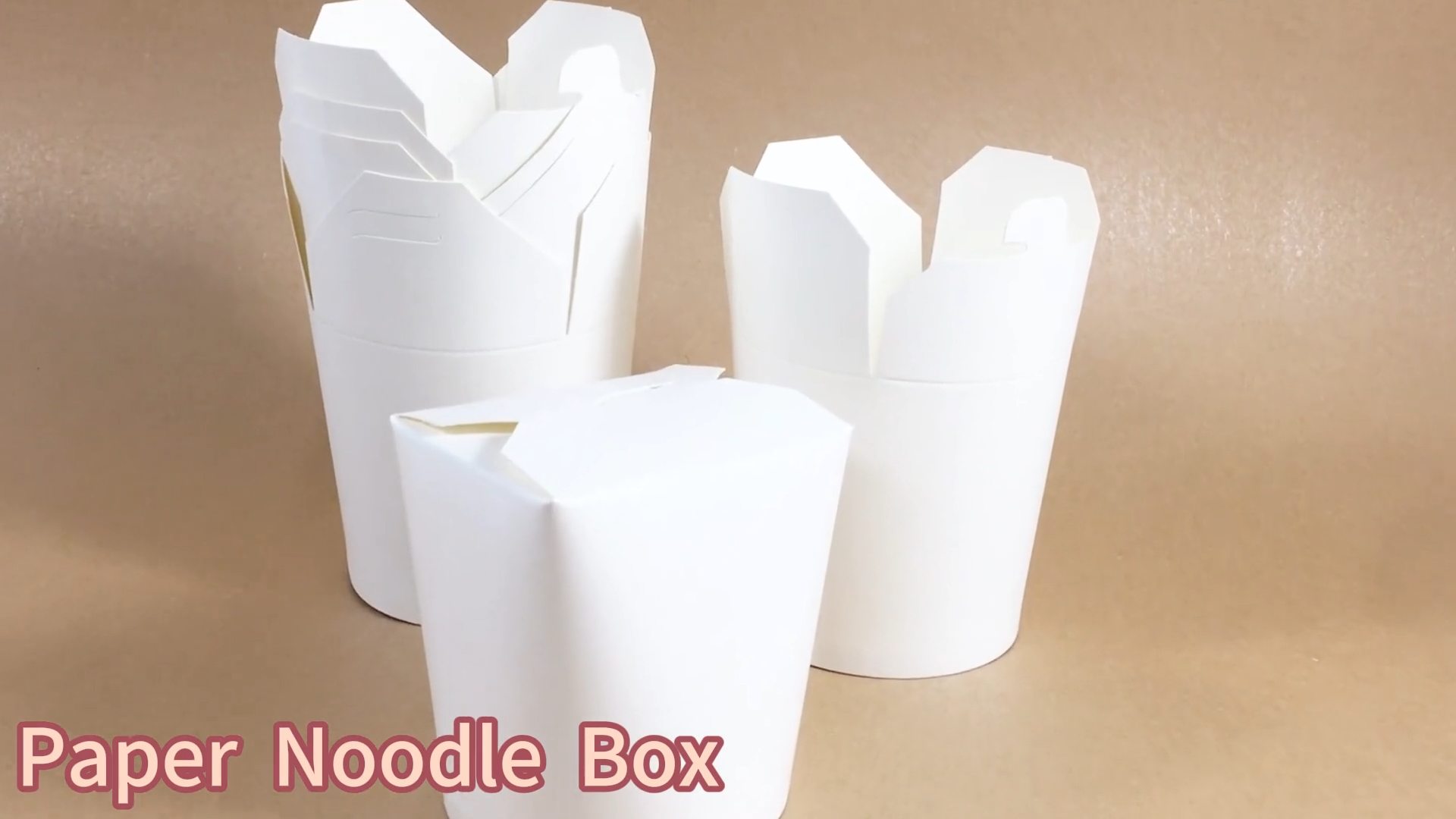 KaiLai customized packing round bottom noodle paper boxes disposable ...