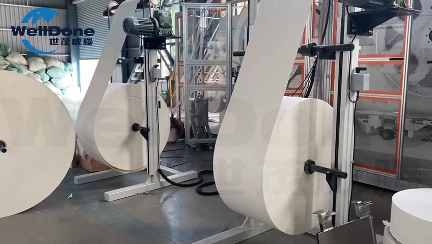 Full servo automatic adult diaper making machine Products | WELLDONE