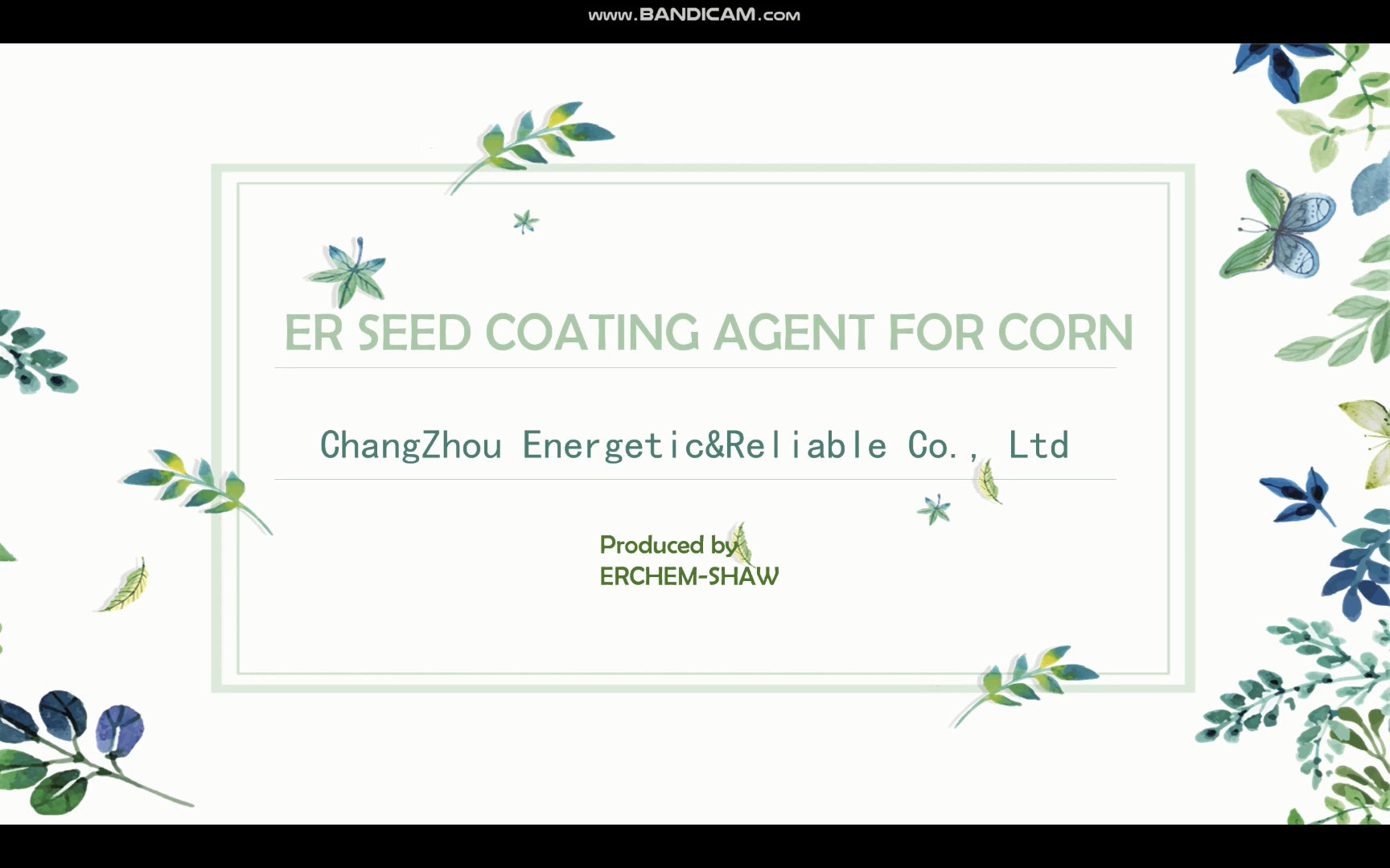 ER SEED COATING AGENT FOR CORN | ER CHEM