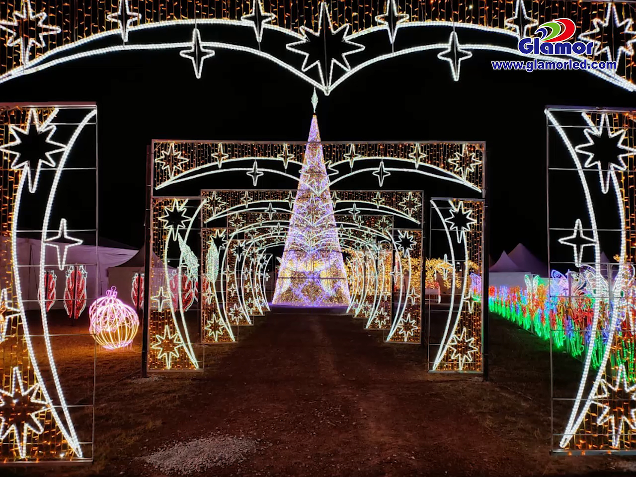 High Quality outdoor project festival decoration LED motif light Wholesale