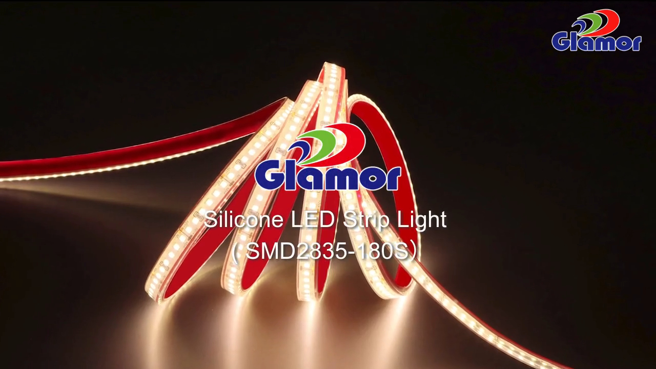 Silicone LED strip light 180 leds/m 5m/10m package IP68 waterproof