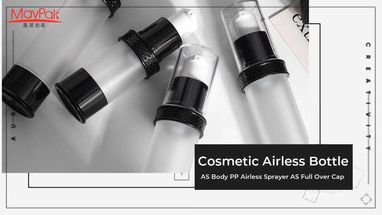 Airless bottle 5ml 10ml 15ml 20ml custom high quality cosmetic airless ...