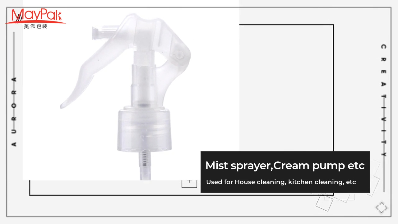 In stock black 24 410 fine mist mini childproof trigger sprayer for bottle