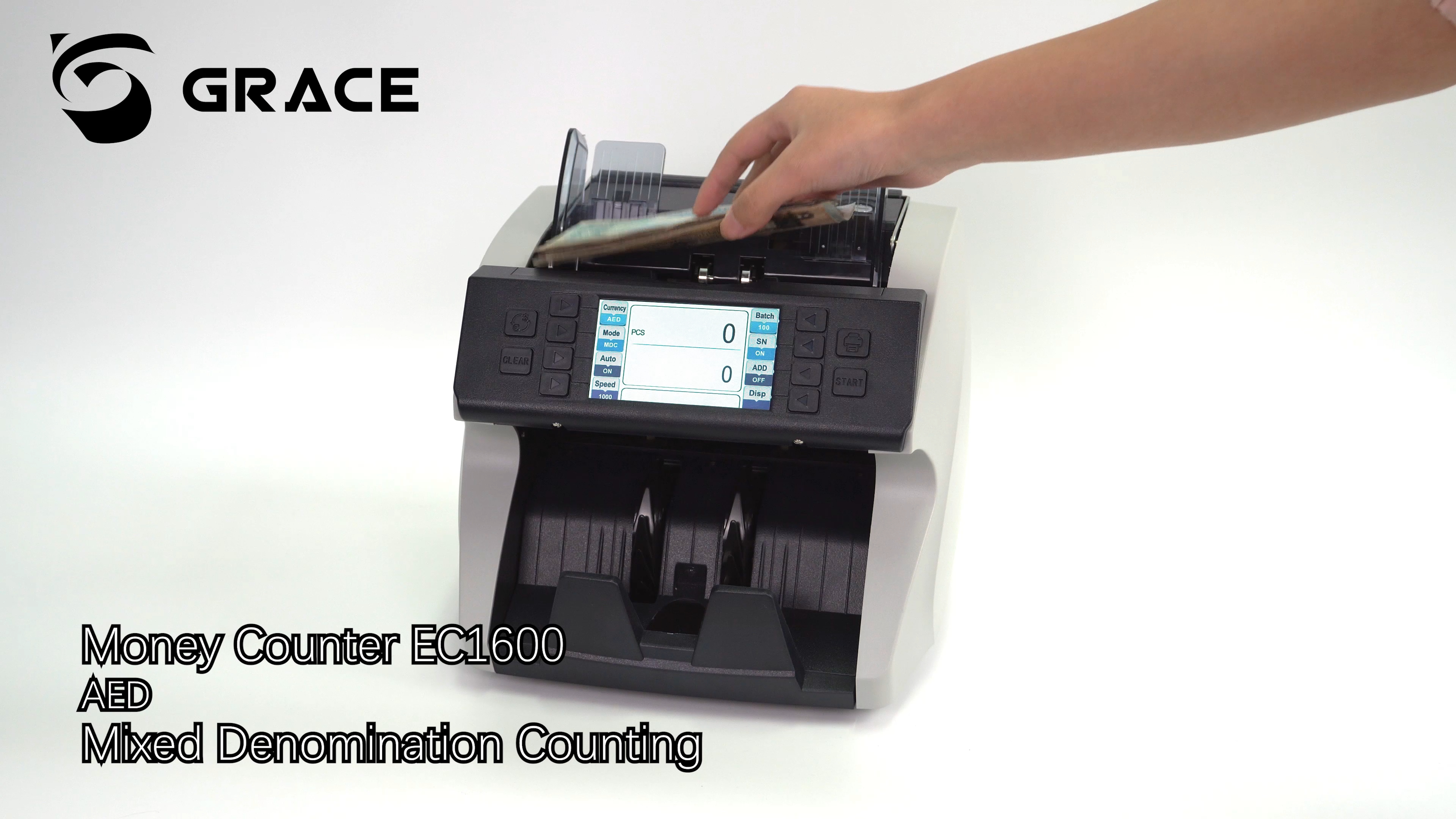 AED MDC EC1600 Money Counter Machine Manufacturer - Grace