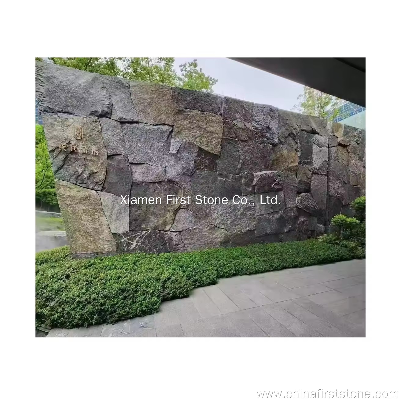 Quality Natural Black Granite Stone Skin Exterior Wall Cladding Tiles ...