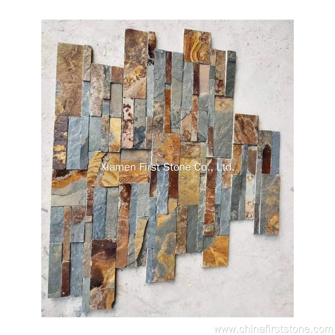 Tile Outdoor Rusty Natural Slate Culture Stone Wall Cladding Decorative ...
