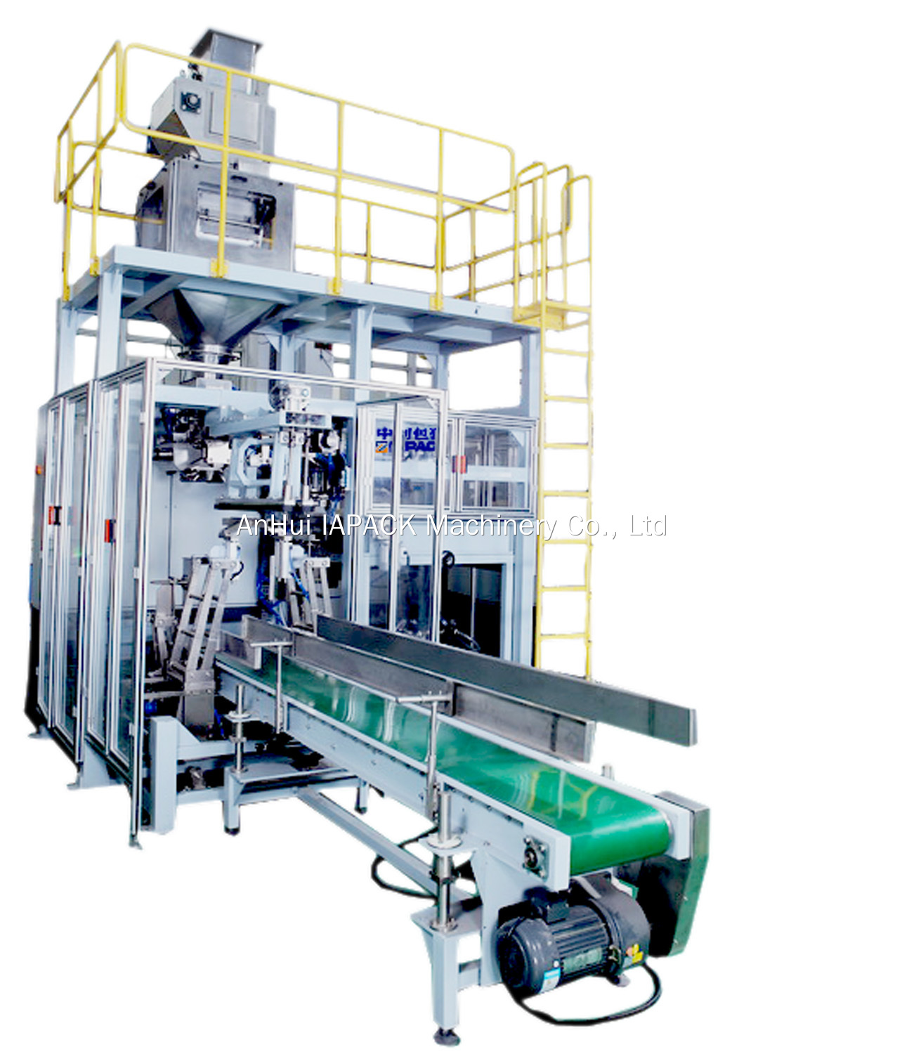 Automatic 25kg pellets bag taking filling bagging machine