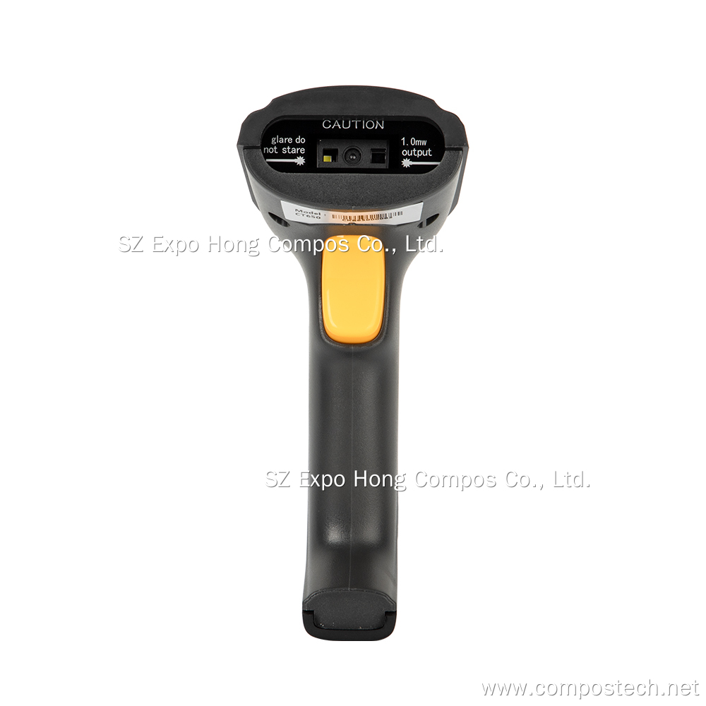 High-Speed Red LED Barcode Scanner with 2D Decoding