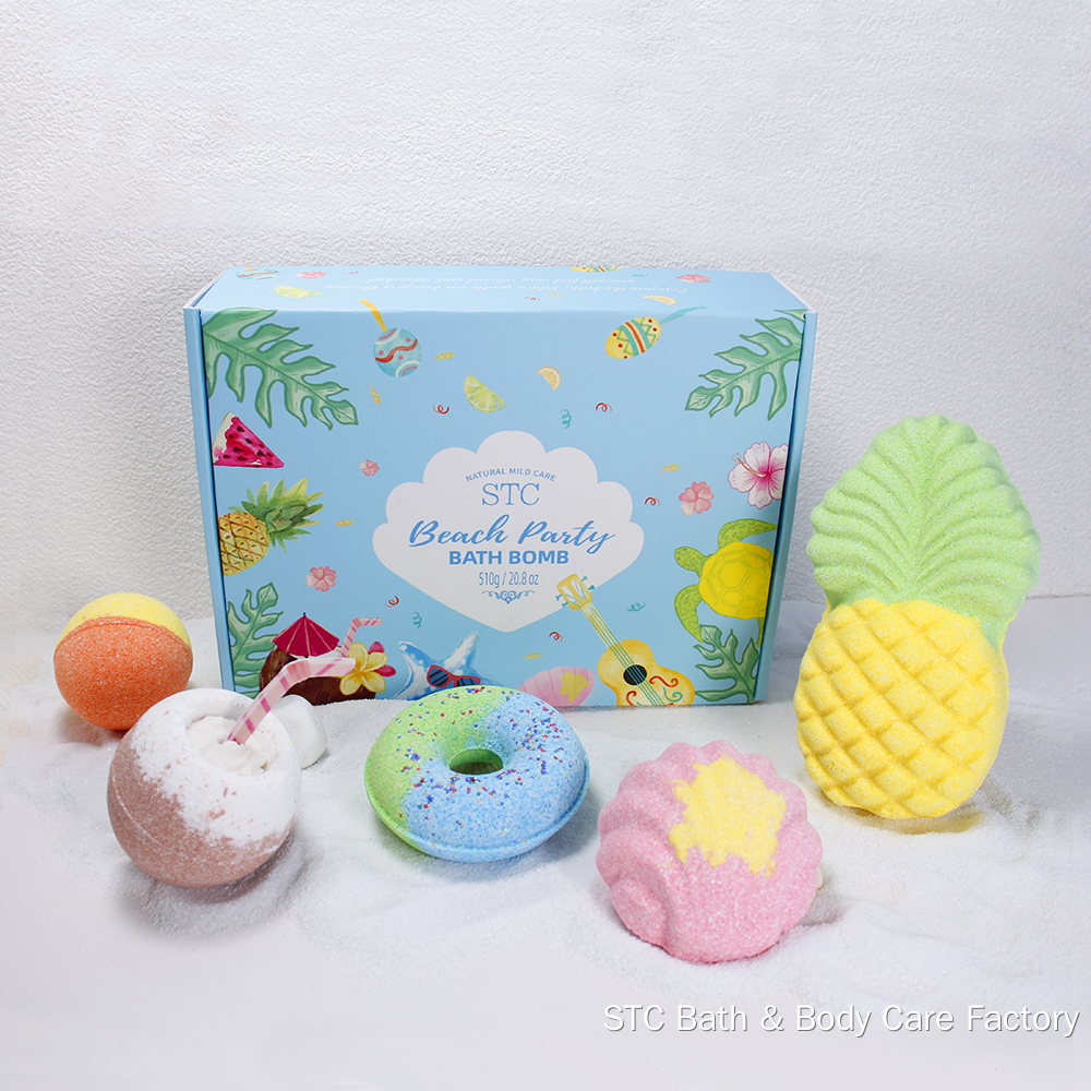 STC handmade bubble lovely bath fizzer spa kit moisturize birthday ...