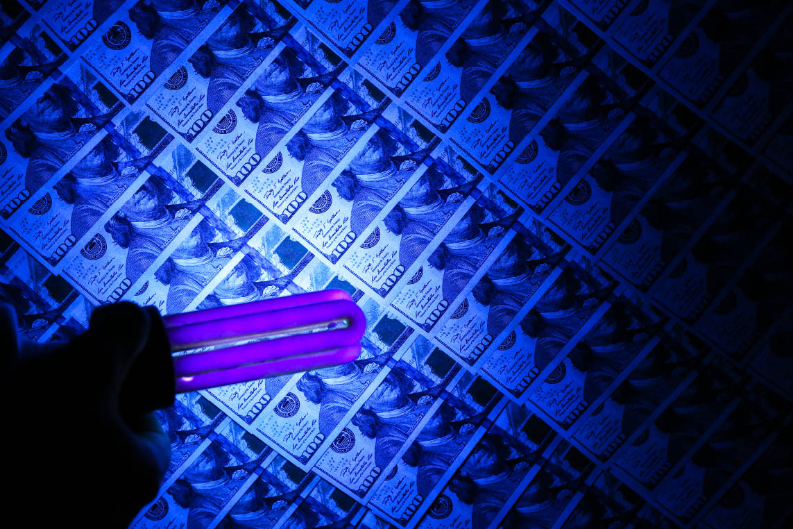 Development of ultraviolet forensic technology for banknotes | RIBAO ...