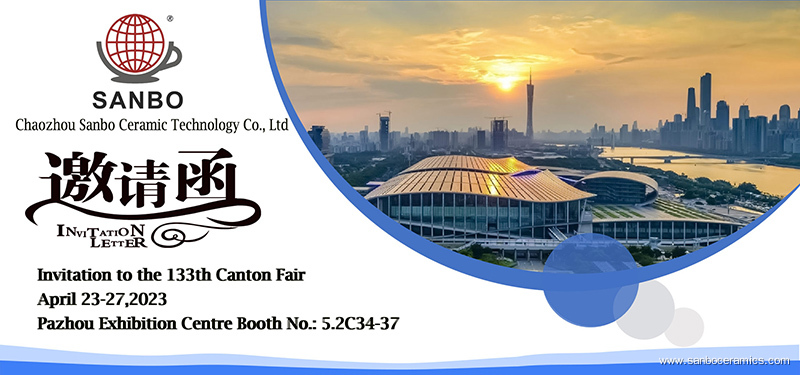 Sanbo ceramics meets you at the canton fair