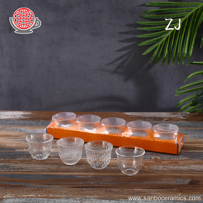 Best High-quality transparent glass tea cawa cups with exquisite ...